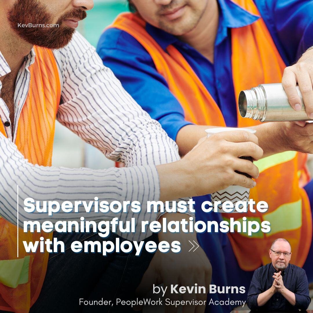 When supervisors only focus on tasks and numbers, they miss what drives ...