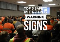 Top 5 Safety Meeting Warning Signs
